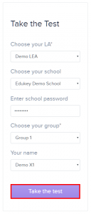 How to take a test as a pupil | Literacy Assessment Online